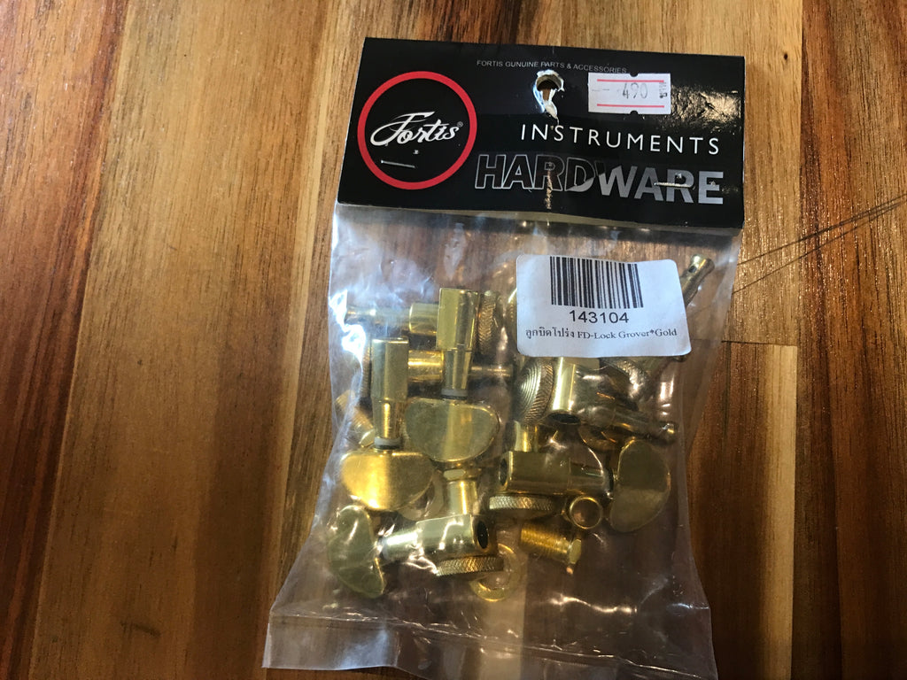 ลูกบิดกีต้าร์โปร่งแบบล็อคสาย Fortis FD-Lock Grover | Symphonymusicshop