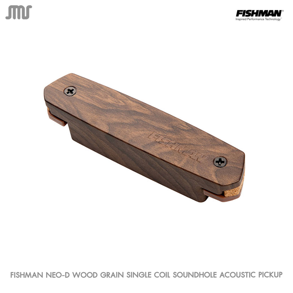 FISHMAN NEO-D WOOD GRAIN SINGLE COIL SOUNDHOLE ACOUSTIC PICKUP ...