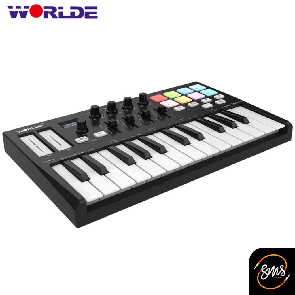 คีบอร์ด Midi Worlde รุ่น Panda mini II 25-key | Symphonymusicshop