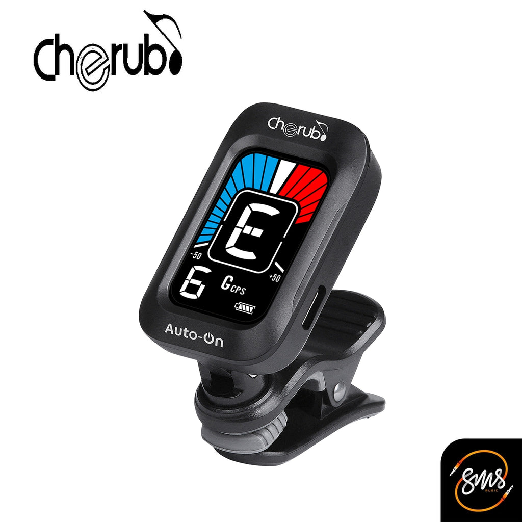 เครื่องตั้งสาย Tuner Cherub WST-645 Auto on Tuner | Symphonymusicshop